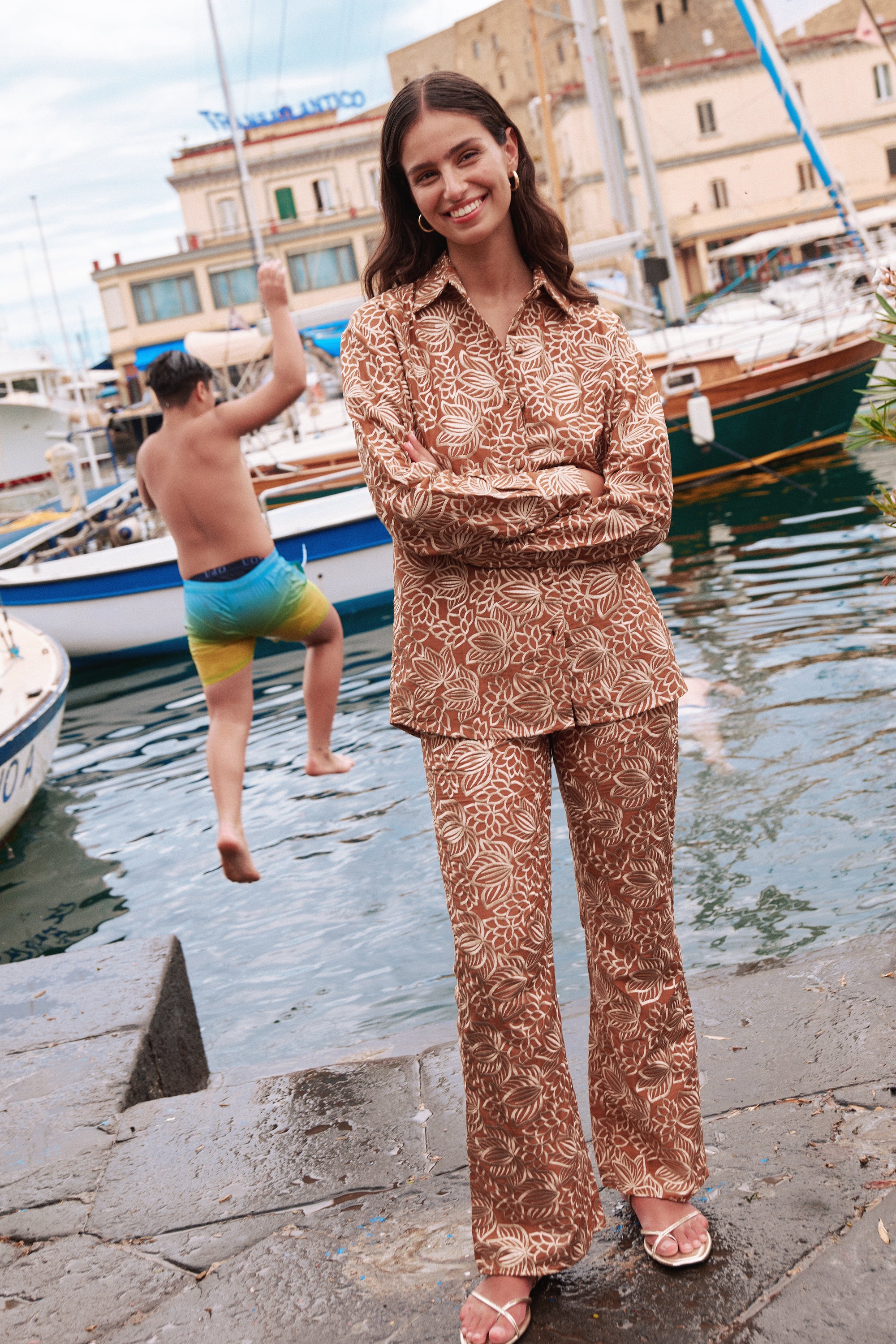 EMBROIDERED SHIRT – Dima Ayad